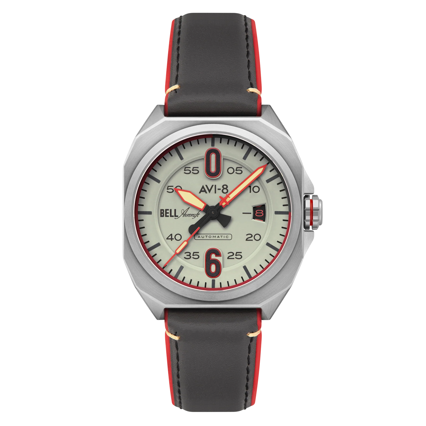 AVI-8 BELL X-1 Machbuster Automatic Desert Khaki AV-4115-07